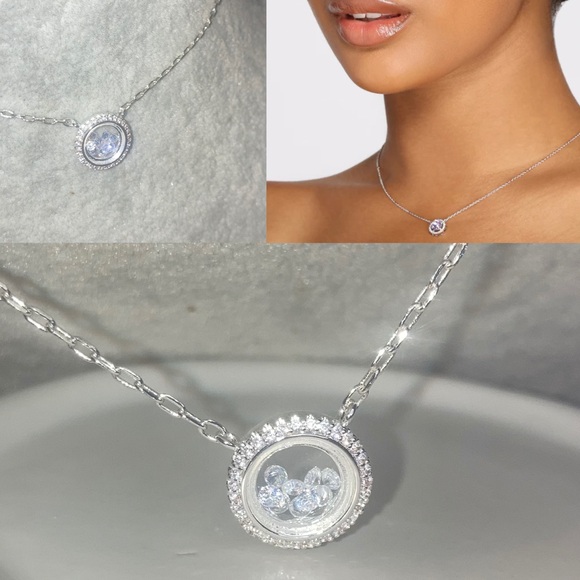 Amanda Blu | Jewelry | Amanda Blue Floating Crystal Glass Locket ...